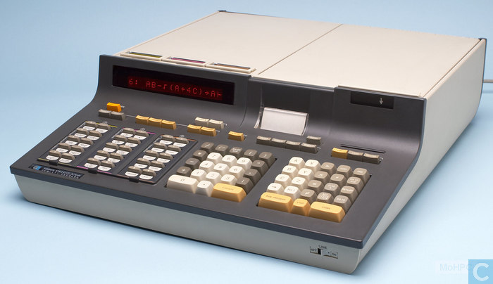 HP-9820A Full Algebraic Desktop Calculator - Hewlett-Packard - LastDodo HP-9820A Full Algebraic Desktop Calculator - Hewlett-Packard - LastDodo