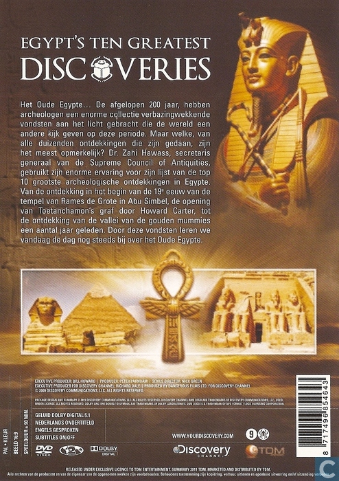 Egypt's Ten Greatest Discoveries - DVD - LastDodo