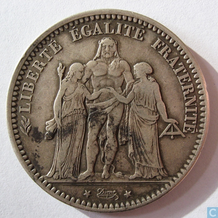 France 5 francs 1873 (A) France - vos pièces sur LastDodo France 5 francs 1873 (A) France - vos pièces sur LastDodo