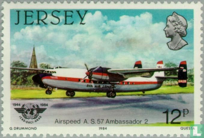 40 ans d'OACI 12 (1984) - Jersey - LastDodo