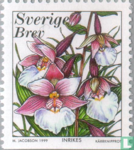 Orchideeën Brev INRIKES (1999) - Zweden - LastDodo