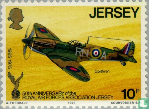 50 years national RAF Association 10 (1975) - Jersey - LastDodo