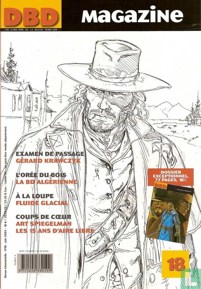 DBD - Les Dossiers de la bande dessinée 18 (2003) - DBD - Les dossiers ...