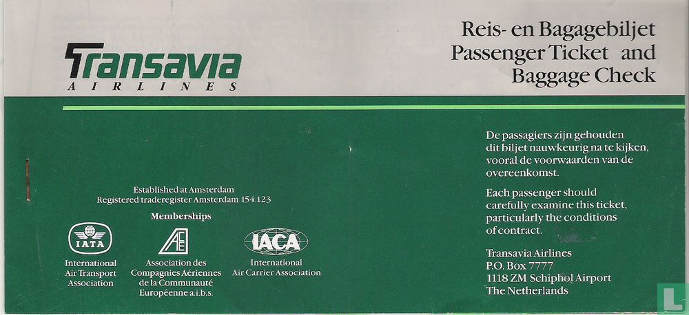 Transavia (10) (1988) - Transavia - LastDodo