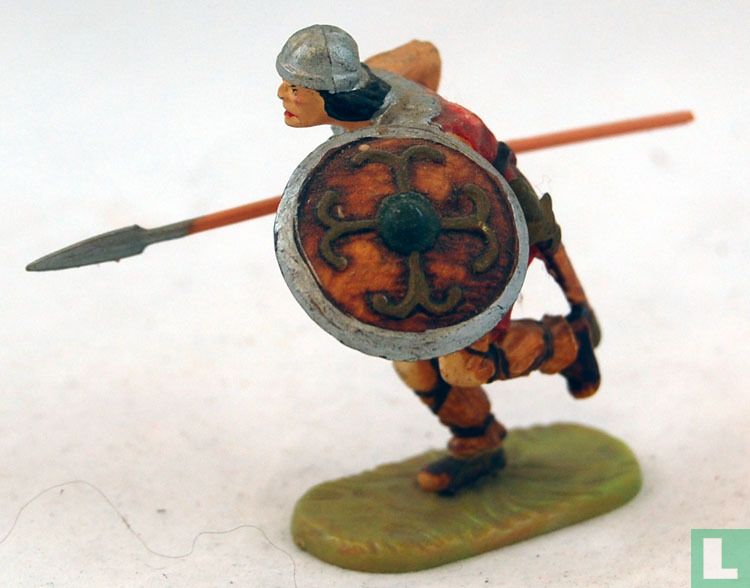 Normand avec lance 8830 (1962) - Hausser/Elastolin - LastDodo