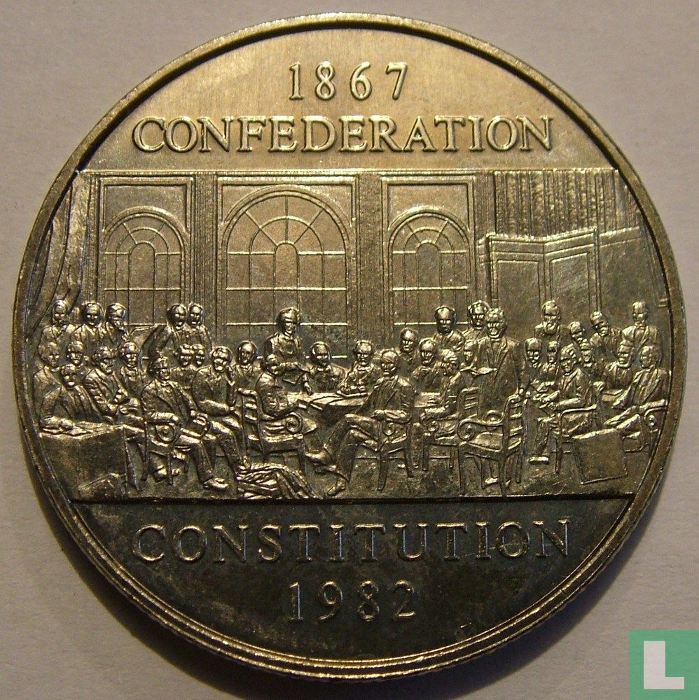 Canada 1 dollar 1982 "Constitution" KM# 134 (1982) - Canada - LastDodo