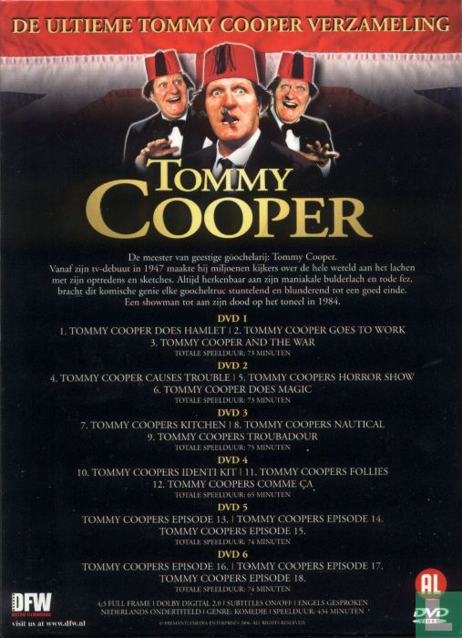 De ultieme Tommy Cooper verzameling [volle box] DVD (2008) - DVD - LastDodo