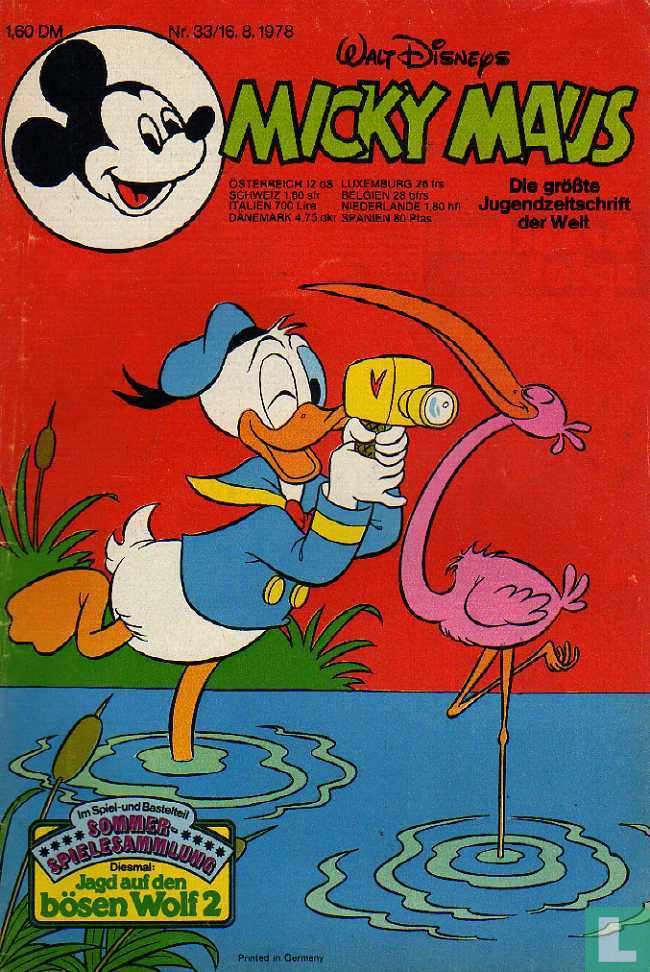 Micky Maus 33 33 (1978) - Mickey Mouse - LastDodo