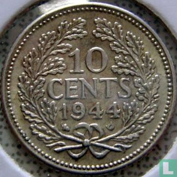 Netherlands 10 cents 1944 (D) KM# 163 (1944) - Netherlands - LastDodo