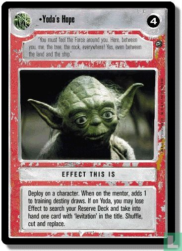 Yoda's Hope (1997) - Star Wars CCG 08) Dagobah - Limited Edition - LastDodo