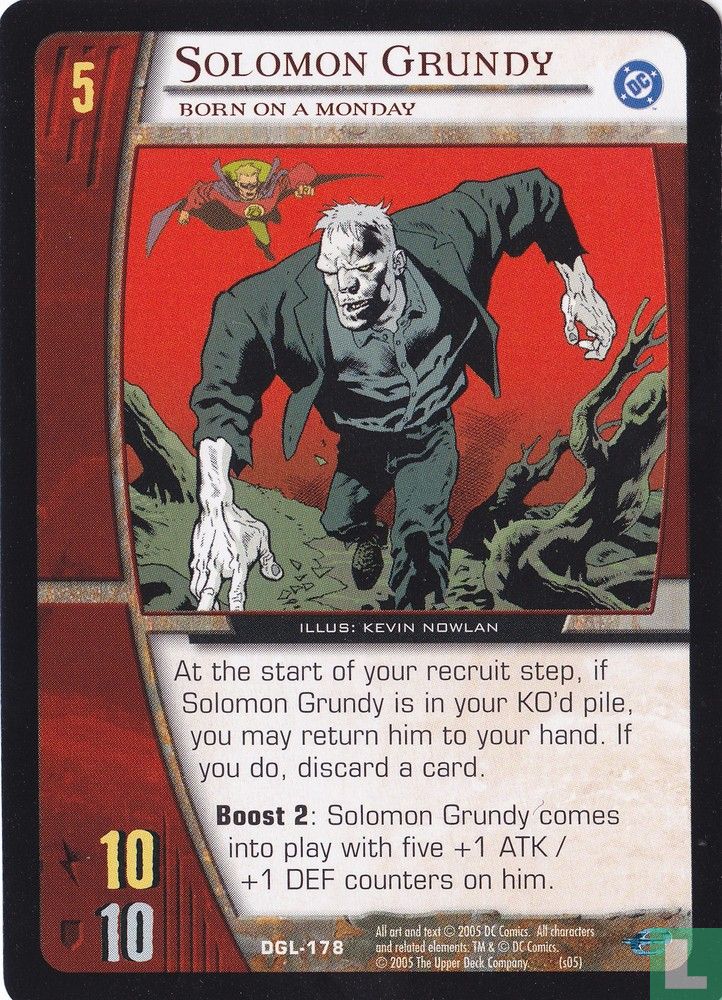 Solomon Grundy Quotes