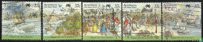 The first fleet in Rio de Janeiro (1987) - Australia - LastDodo