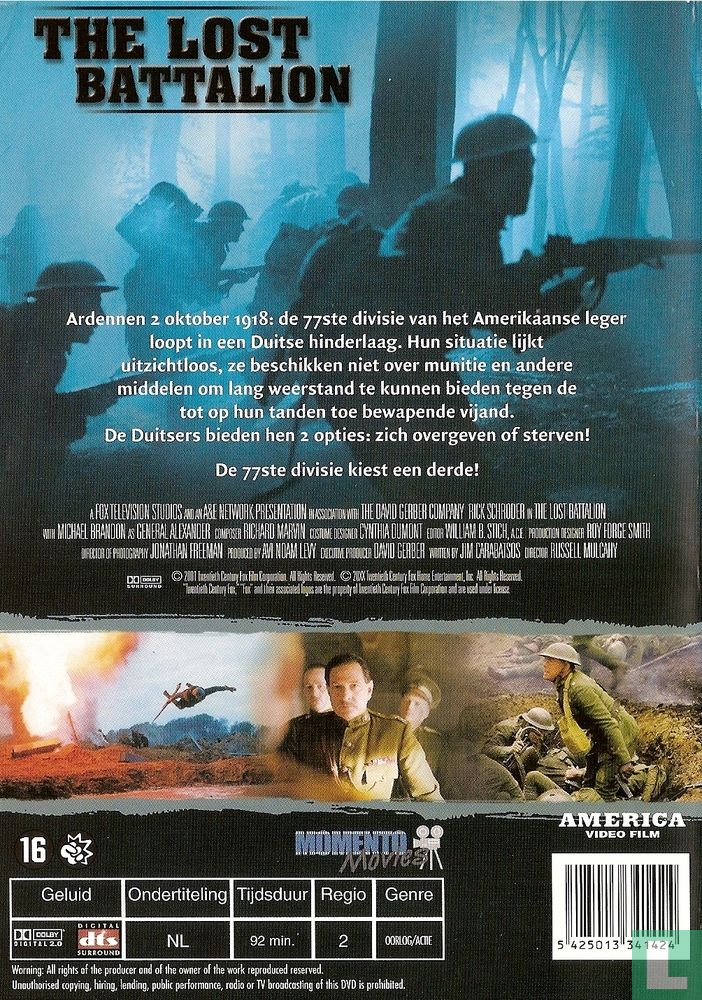 The Lost Battalion DVD (2010) - DVD - LastDodo