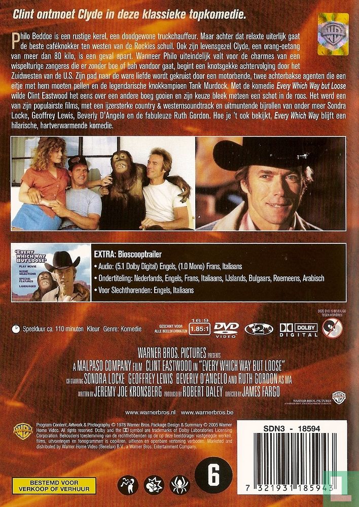 Every Which Way But Loose DVD (2005) - DVD - LastDodo