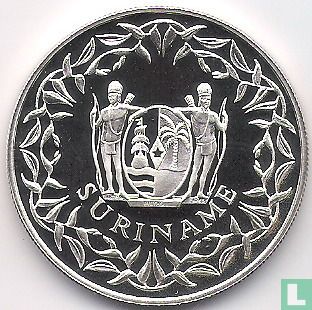 Suriname 50 guilders 1990 (PROOF) "125 years of Surinamese Bank" KM# 30 ...