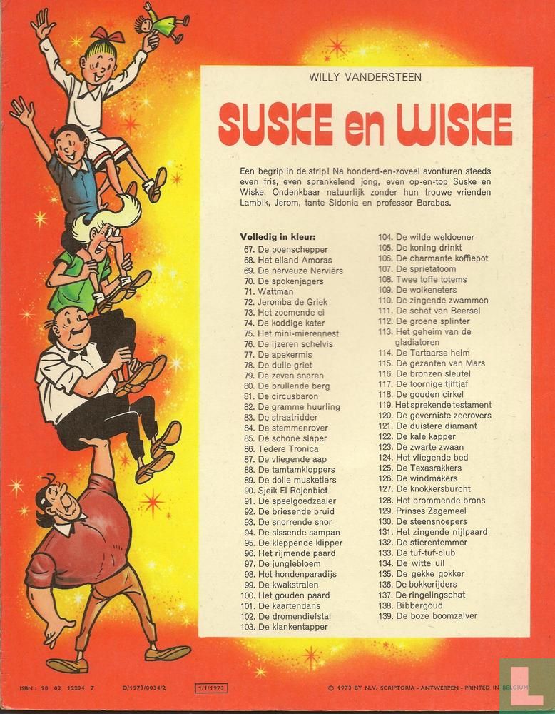 De boze boomzalver 139 a (1973) - Suske en Wiske - LastDodo