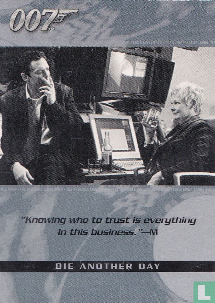 Quote card - The Quotable James Bond - LastDodo