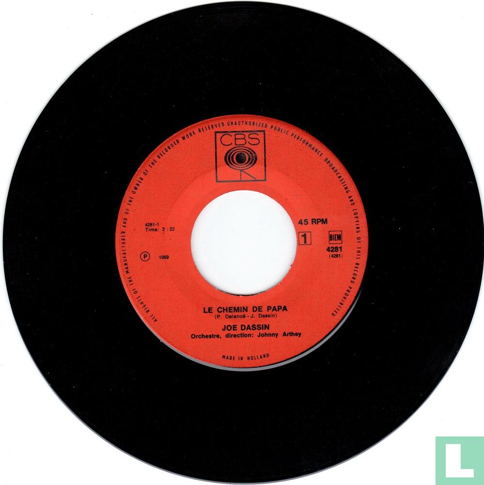 Le chemin de papa Single 4281 (1969) - Arthey, Johnny - LastDodo