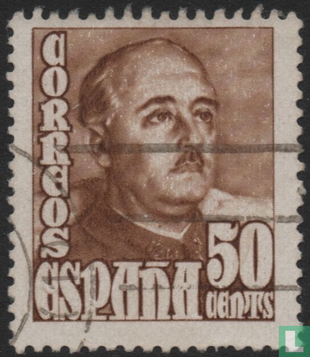 Generaal Franco 50 (1952) - Spanje - LastDodo