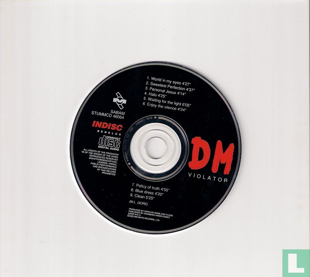Violator CD: CD Stumm 46064 (1990) - Depeche Mode - LastDodo