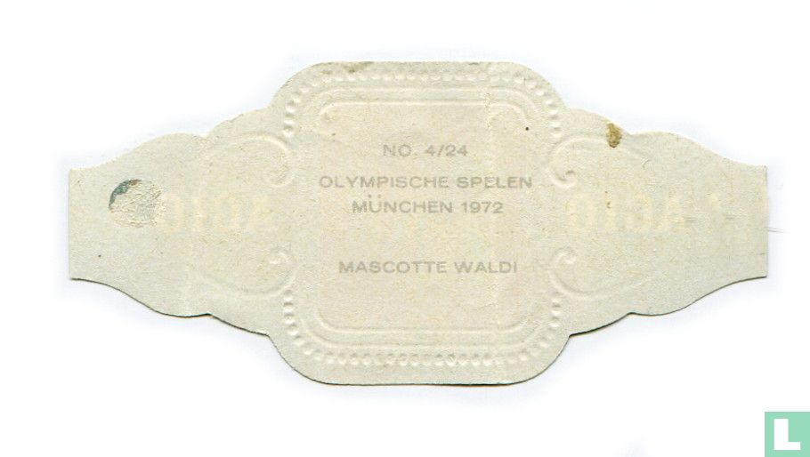Mascotte Waldi 4 (1972) - Agio - LastDodo