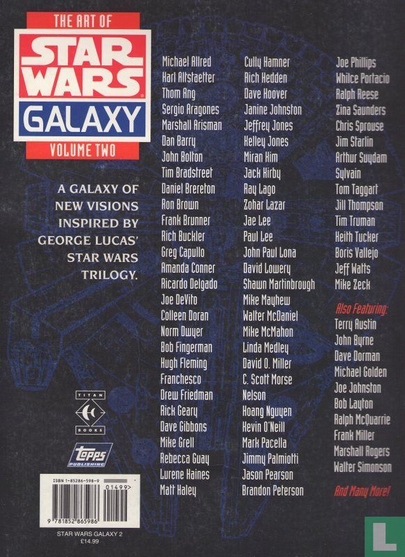 The Art of Star Wars Galaxy volume 2 2 (1995) - Star Wars - LastDodo