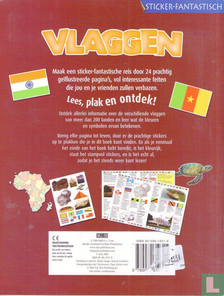 Vlaggen Stickerboek (2006) - Sticker Fantastisch - LastDodo