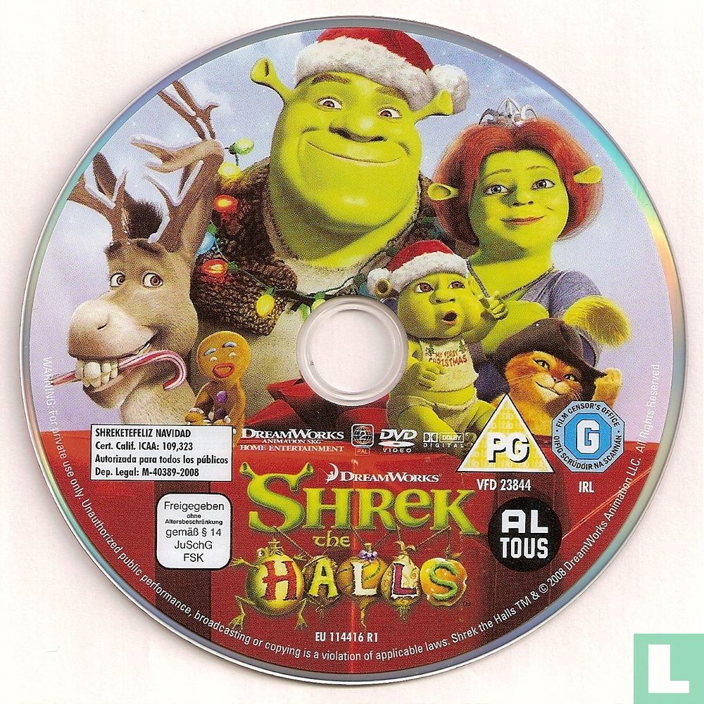 Shrek The Halls Dvd