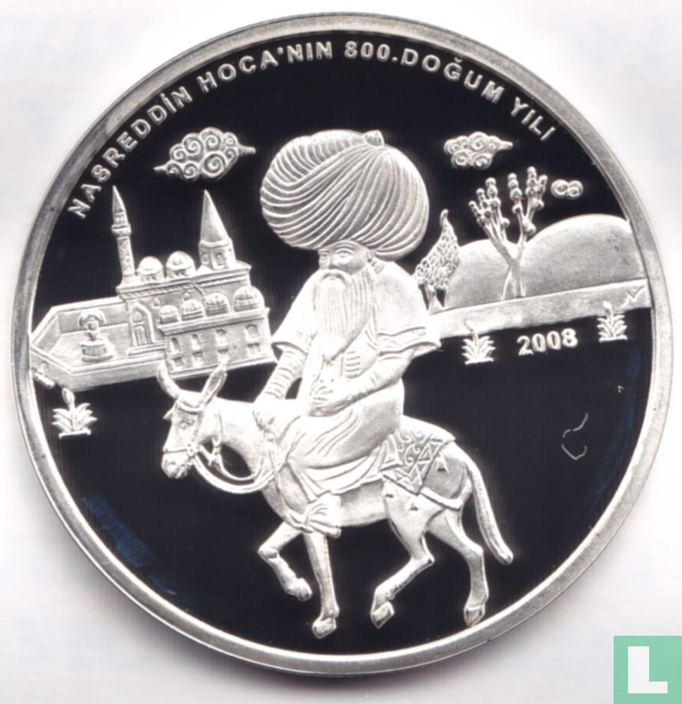 Turkey 35 yeni türk lirasi 2008 (PROOF) "500th Anniversary of the Birth ...