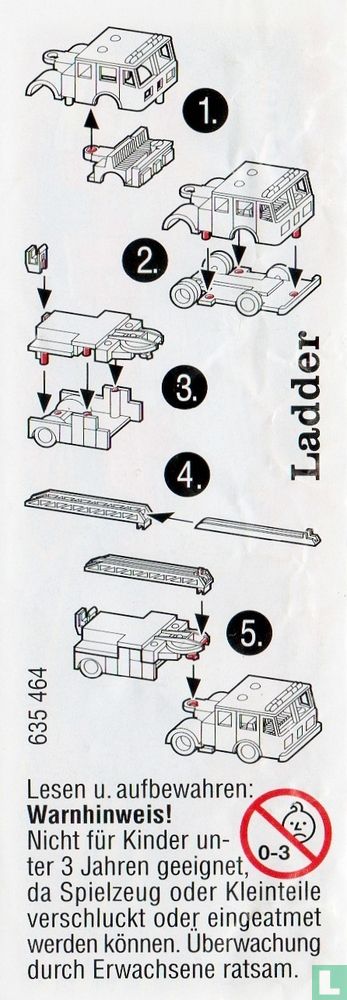Brandweer - Ladder 635 464 (2001) - Ferrero - LastDodo
