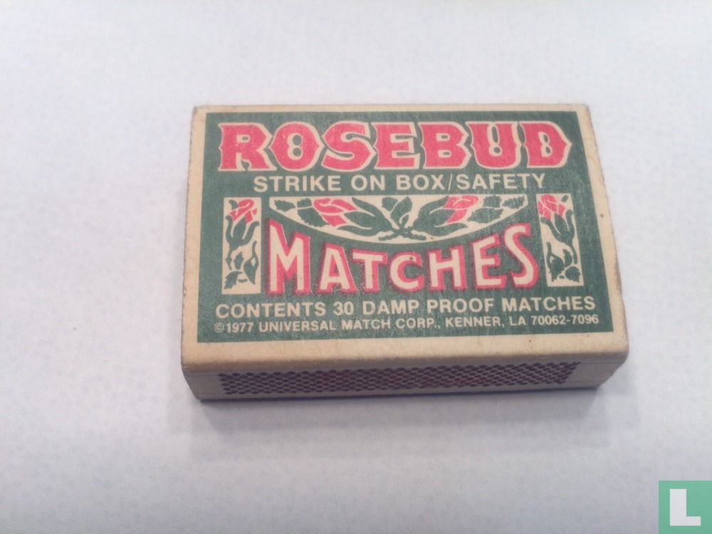 Rosebud Matches - Rosebud - LastDodo