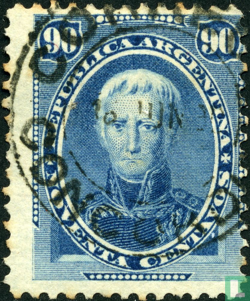 Cornelio Saavedra 90 (1873) - Argentine - LastDodo