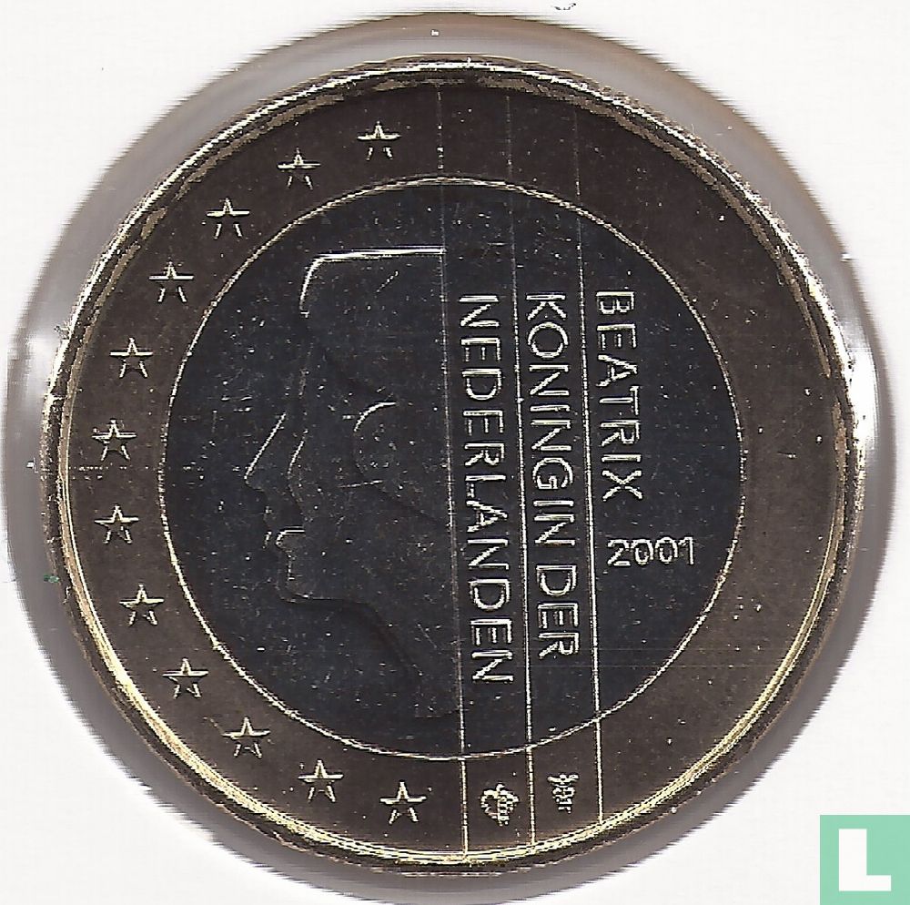 Pays-Bas 1 euro 2001 KM# 240 (2001) - Pays-Bas - LastDodo