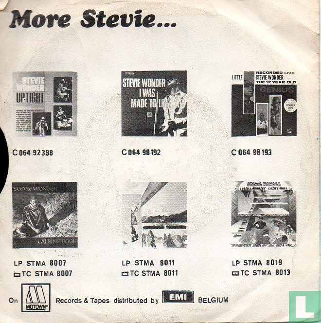 Another star Single 4C 006-99498 (1974) - Wonder, Stevie - LastDodo