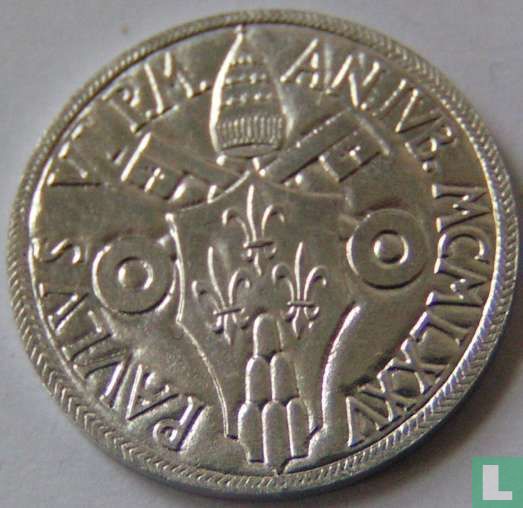 Vatican 1 lira 1975 "Holy Year" KM# 124 (1975) - Vatican - LastDodo