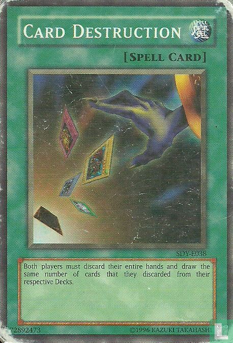 card destruction