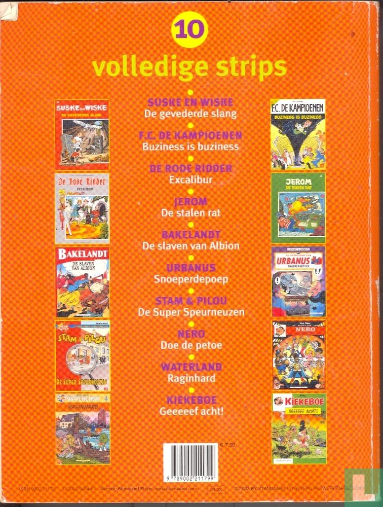 Mega stripboek - 10 volledige strips 6 (2002) - Bakelandt - LastDodo