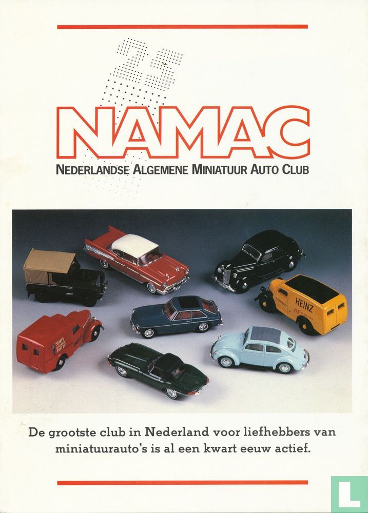25 Jaar NAMAC Nederlandse Algemene Miniatuur Auto Club (1990) - NAMAC ...