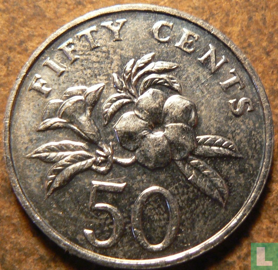Singapore 50 cent 2011 KM# 102 (2011) - Singapore - LastDodo