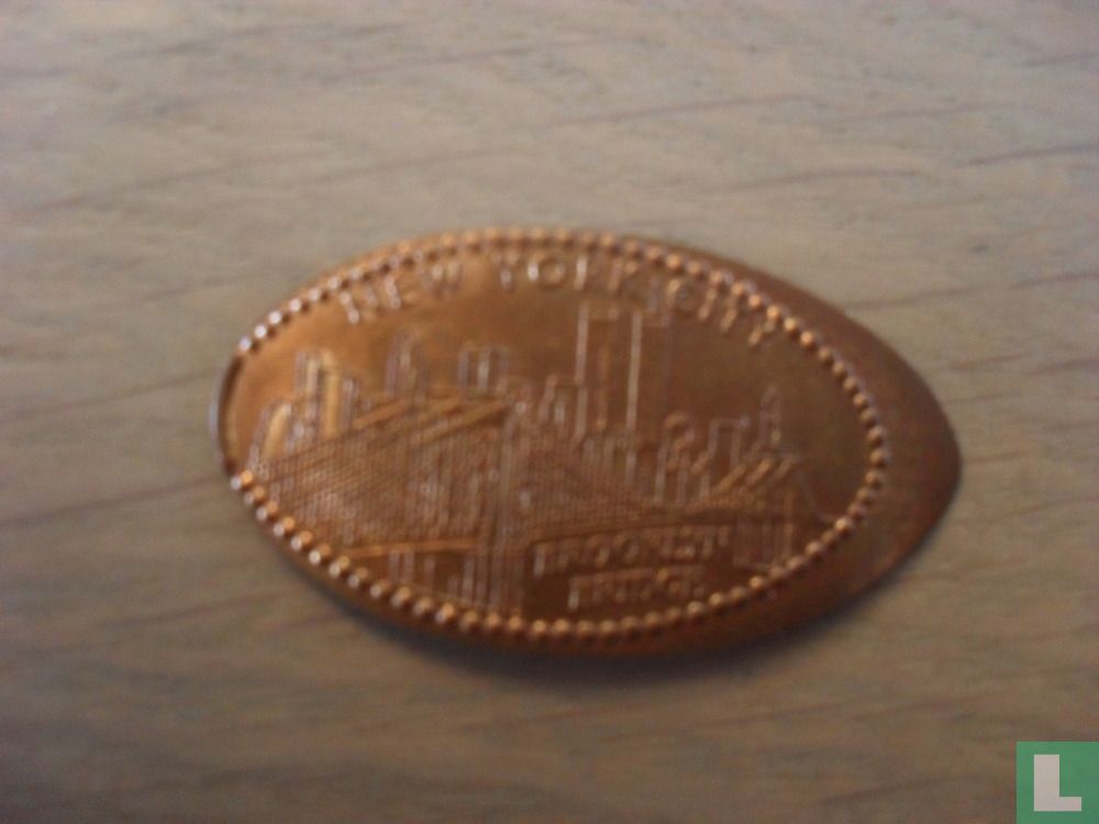Brooklyn Bridge Souvenir Penny (2002) - Souvenir Penny - LastDodo