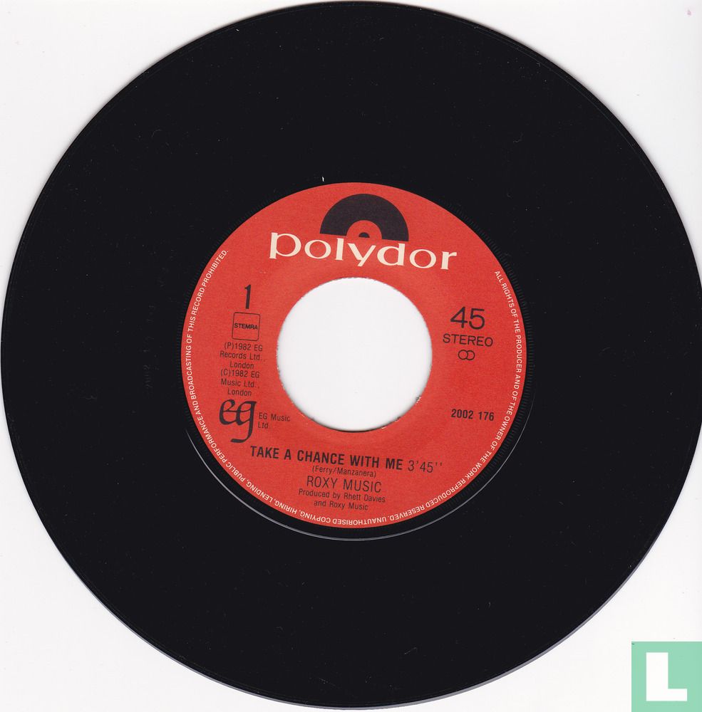 Take a chance with me Single 2002 176 (1982) - Roxy Music - LastDodo