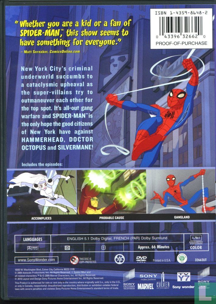 The Spectacular Spider-Man 7 DVD 7 (2010) - DVD - LastDodo