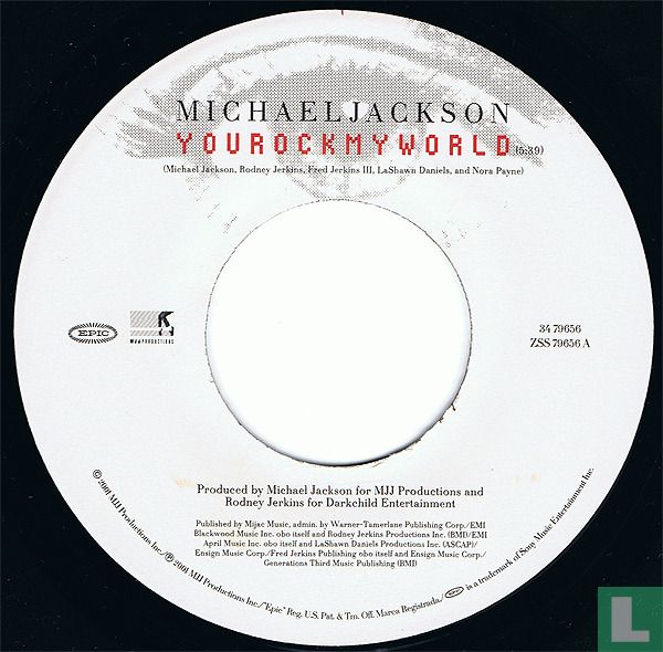 You Rock My World Single 34 79656 (2001) - Jackson, Michael - LastDodo