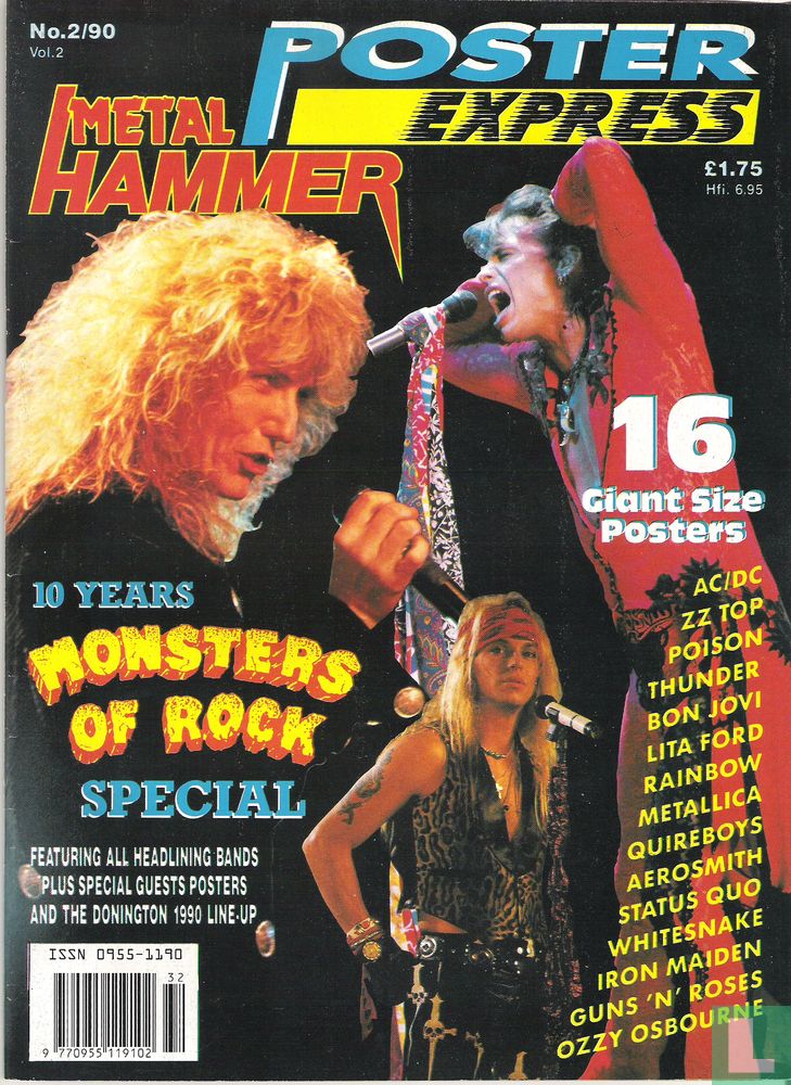Metal Hammer - Poster Express 2 2 (1990) - Metal Hammer - Poster ...