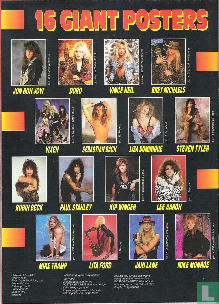 Metal Hammer - Poster Express 3 3 (1990) - Metal Hammer - Poster ...