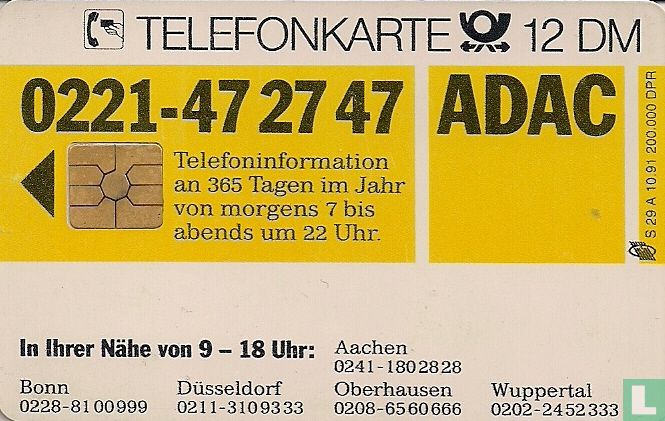 ADAC 3111.005 (1991) - Deutsche Telekom - LastDodo