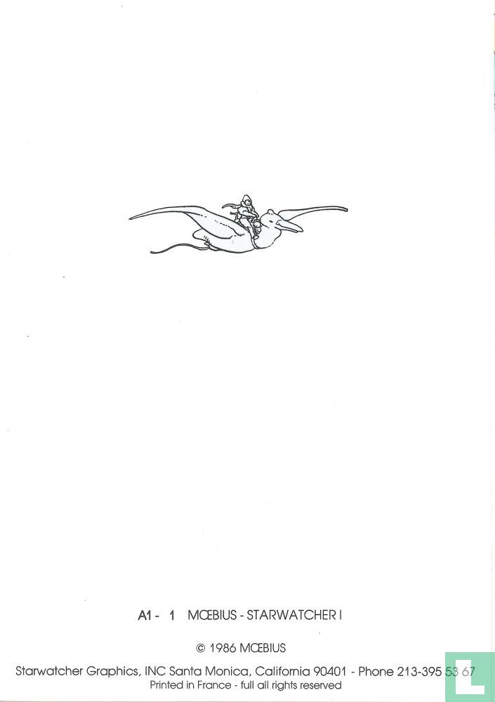 Starwatcher I A1 - 1 (1986) - Starwatcher Graphics - LastDodo