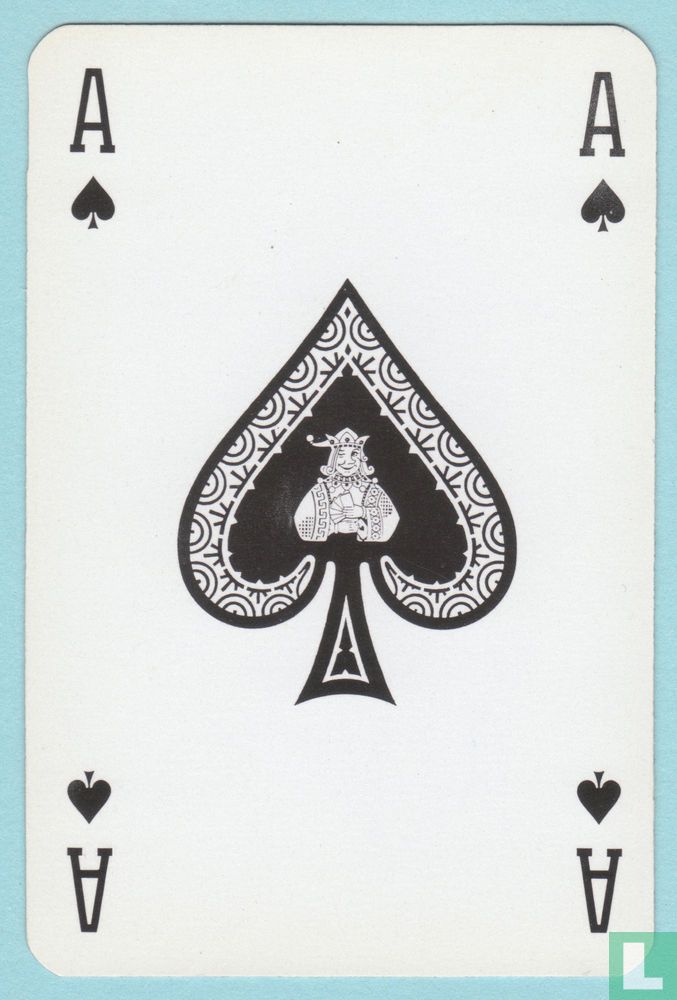 Schoppen aas, S3 02A, Dutch, Ace of Spades, Speelkaartenfabriek ...