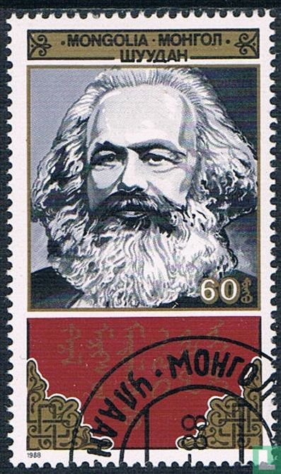 170th anniversary of Karl Marx's birth 60 (1988) - Mongolia - LastDodo