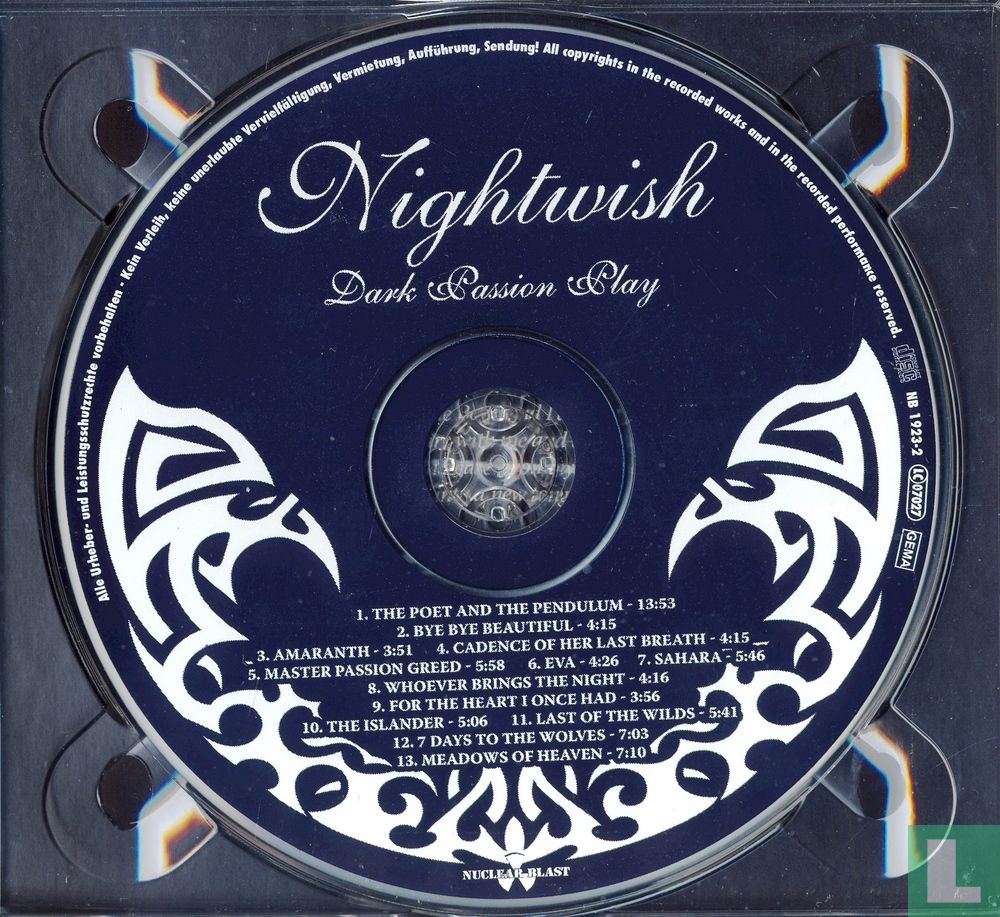 Dark passion play CD NB 1923-0 LC07027 (2007) - Nightwish - LastDodo